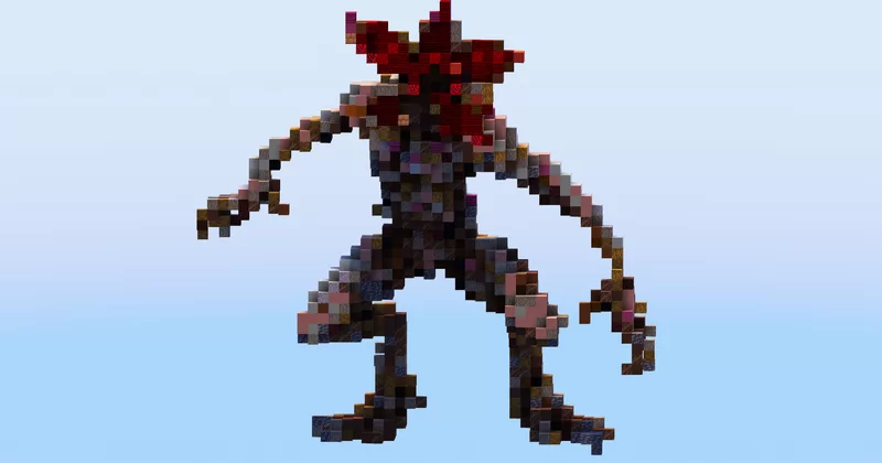 Demogorgon from Stranger Things Minecraft Map