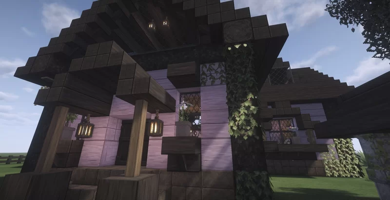 Dark Cherry house Minecraft Map