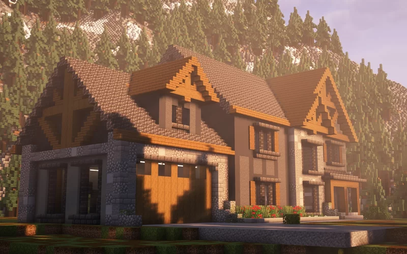 Conifer | Full Interior | Suburban House Minecraft Map