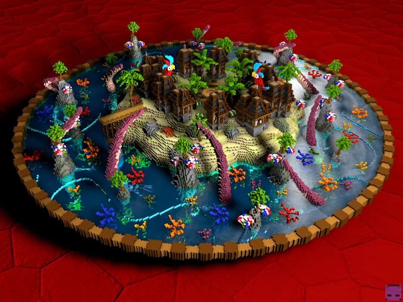 FREE SUMMER LOBBY [300x300] Minecraft Map