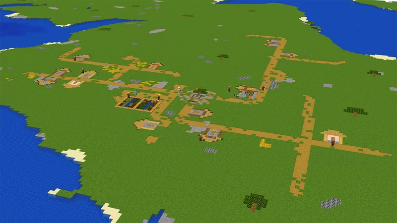 Minecraft, But Everything Is Superflat Minecraft Map