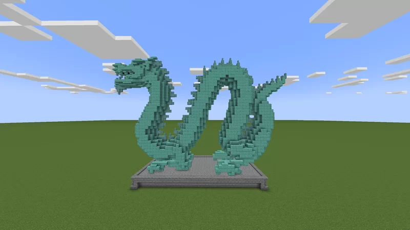 Japanese dragon Minecraft Map