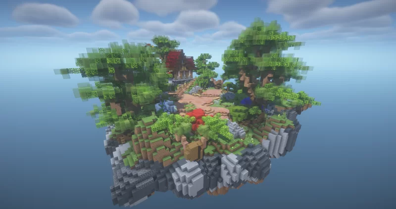 SkyBlock Spawn, Floating Island - 1.20.6 Minecraft Map