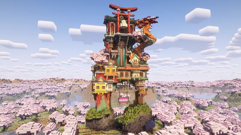 Junk Punk Tower Minecraft Map