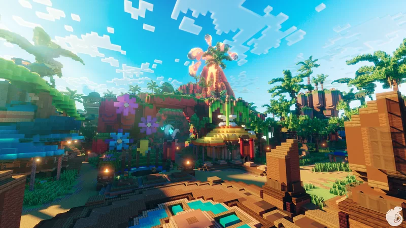 Tropical Fantastic - Spawn Minecraft Map