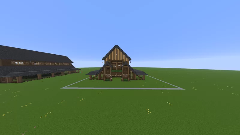 Large Base/Farm/Barn - FREE LITEMATICA SCHEMATIC Minecraft Map
