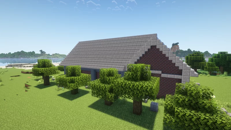 Modern House with Garage [Bedrock+Java] Minecraft Map