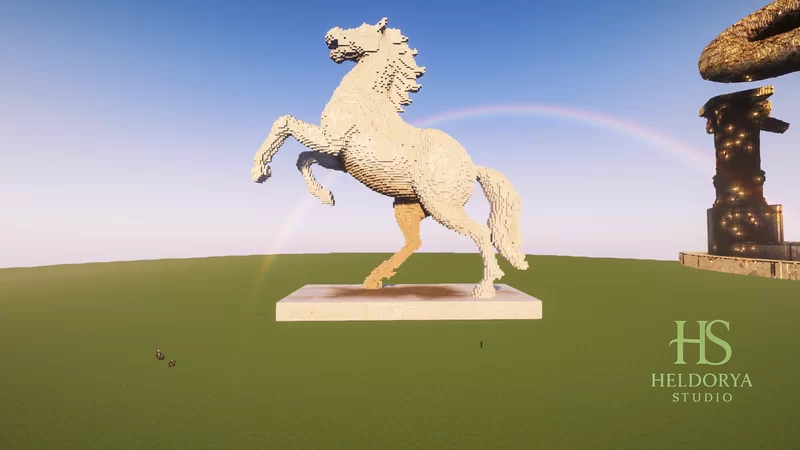 🐎 Epic Giant Horse Statue 🏛️ | Stunning Monumental Build | Ultimate ...