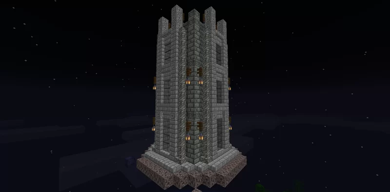 Stone Brick Theme, Castle Wall Modular Pieces. Event Border, Large Tower and Repeatable Wall ...