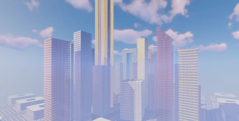 sky city Minecraft Map