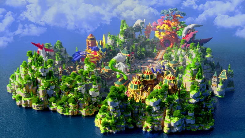 Spawn medieval Pixelmon 700x700 Minecraft Map