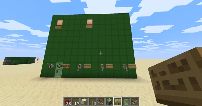 my first redstone adder Minecraft Map