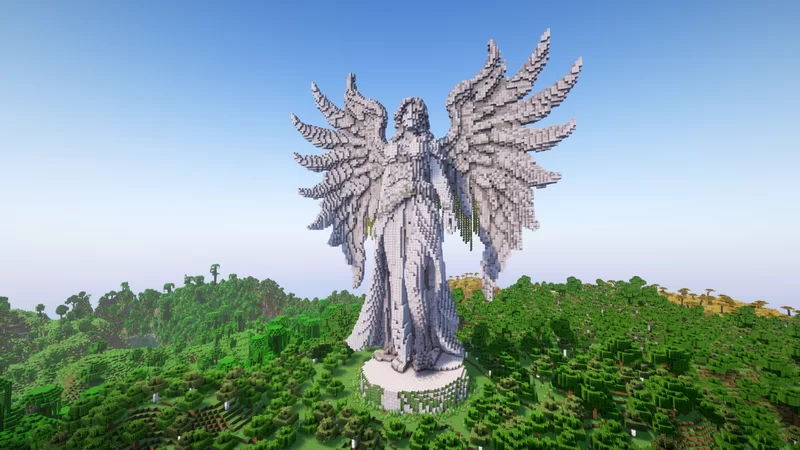 Minecraft Angel Statue V27 Minecraft Map