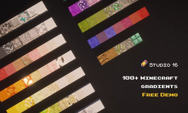 100+ Minecraft Gradients - Free Demo Minecraft Map
