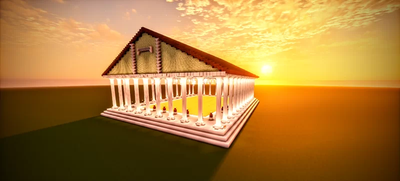 Greek Temple | Minecraft Tutorial Minecraft Map