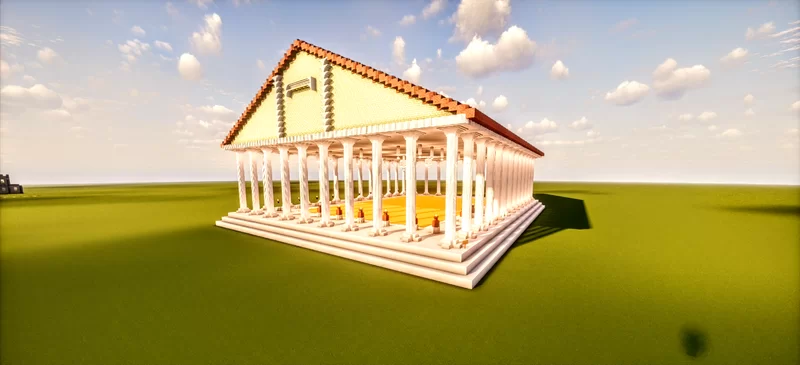 Greek Temple | Minecraft Tutorial Minecraft Map