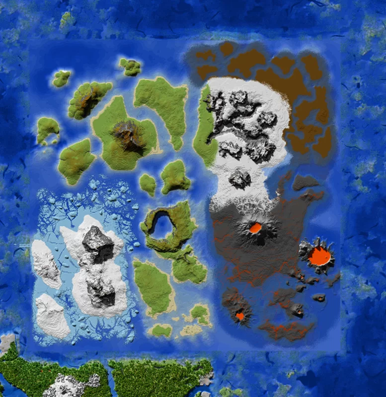 Minecraft PVP Terrain Minecraft Map