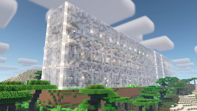 The line - Solarpunk city Minecraft Map
