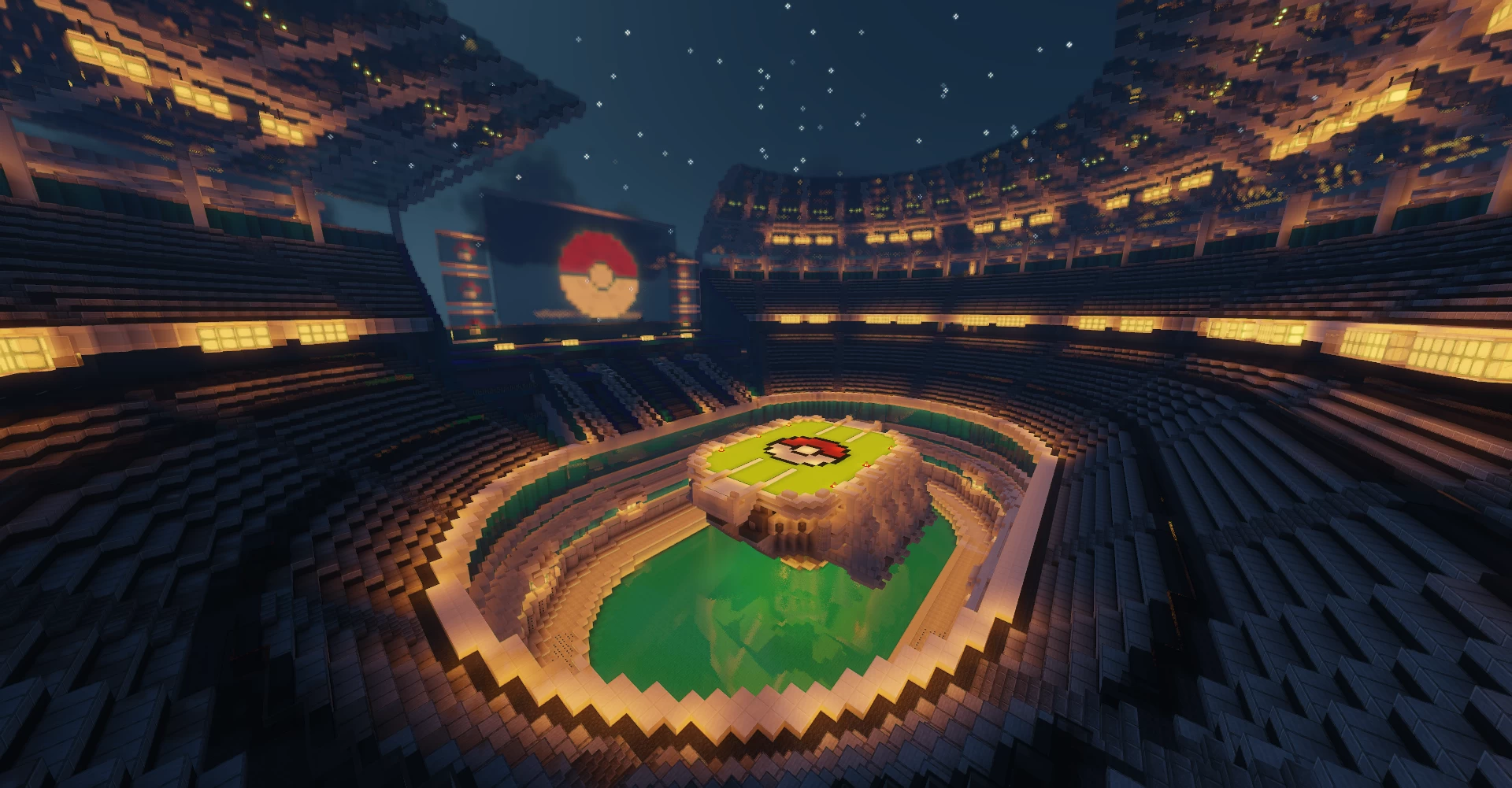 Pokemon Stadium Minecraft Schematics