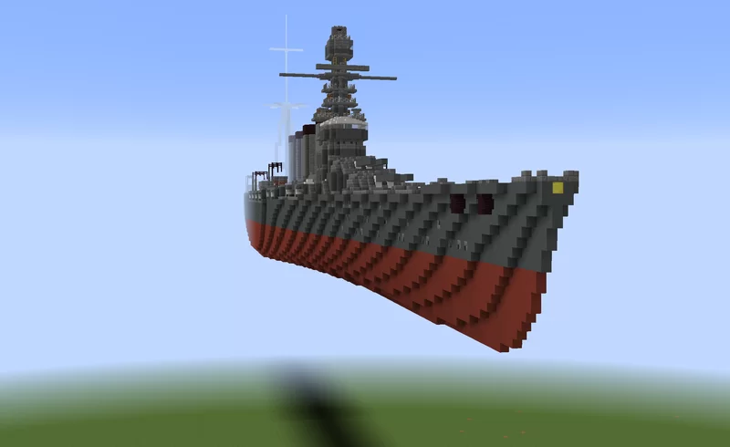 1:1 scale 1916 35 Knot Battlecruiser Design Study Variant 1 Minecraft Map