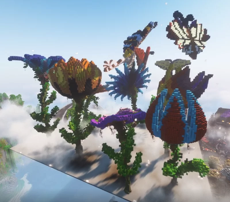 Flowers & Butterflies Minecraft Map