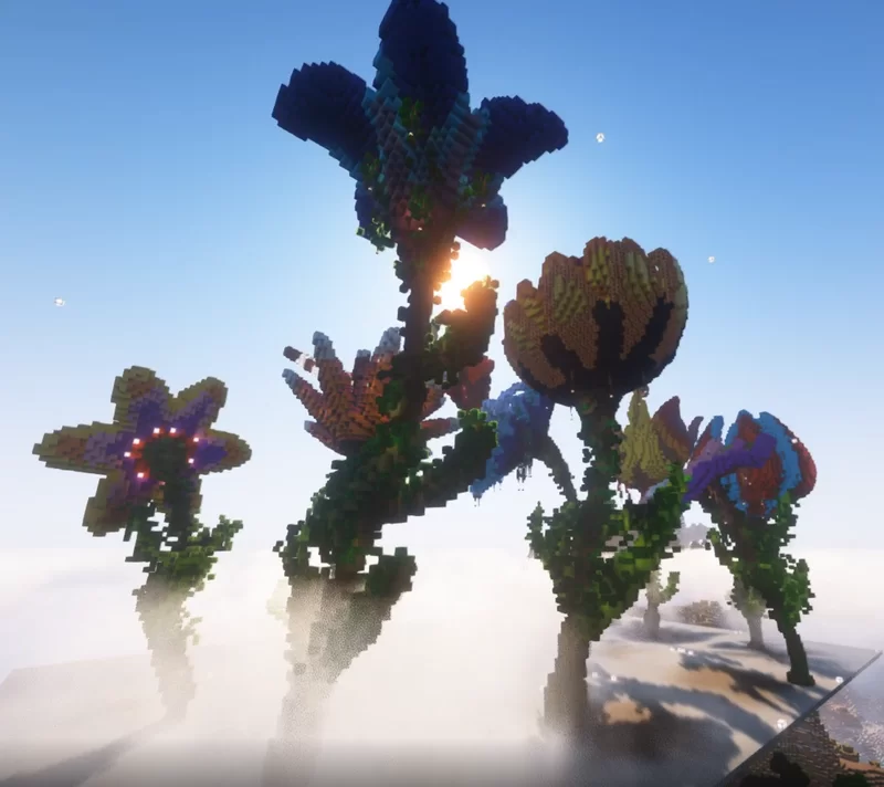 Flowers & Butterflies Minecraft Map
