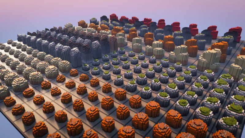 Rock Assets | 250 Unique Rocks Minecraft Map