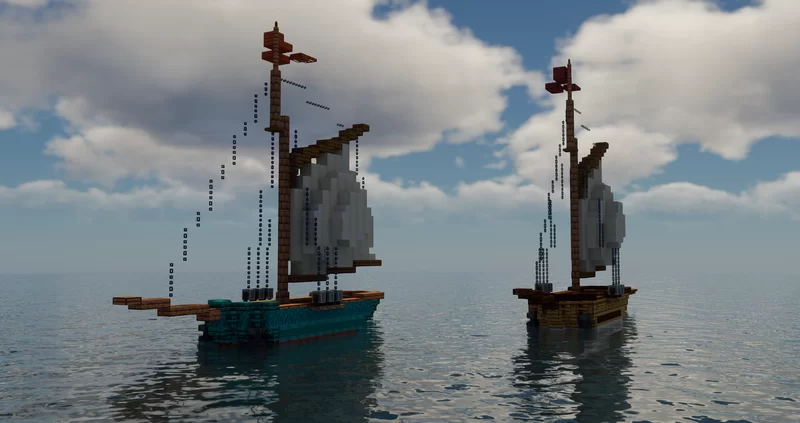 Pilot Cutter Sailing Ship - (download) Minecraft Map