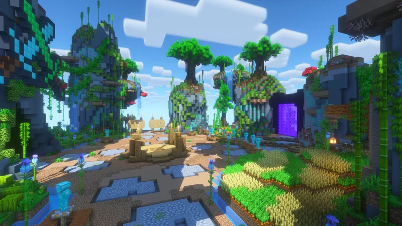 Divinity | 260x190 | Tropical Lobby Minecraft Map