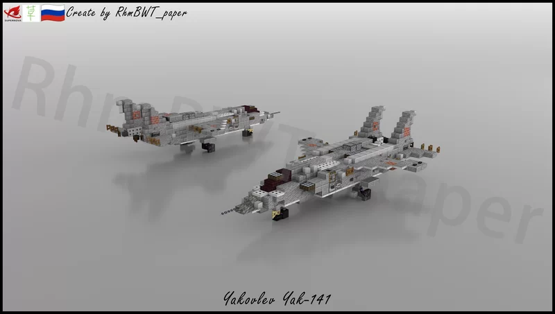 Minecraft [1.5:1] YAK-141 Minecraft Map