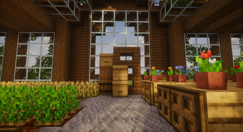🌿 cosy Greenhouse – by H_Builds 🌿 Minecraft Map