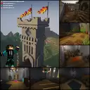 EPIC SMALL CASTLE | World Download / ( Litematica support ) Minecraft Map