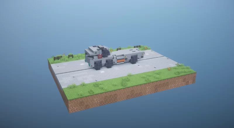 REICHMETALL // Räba H3 d120 - Basic (Flatbed Version) Minecraft Map