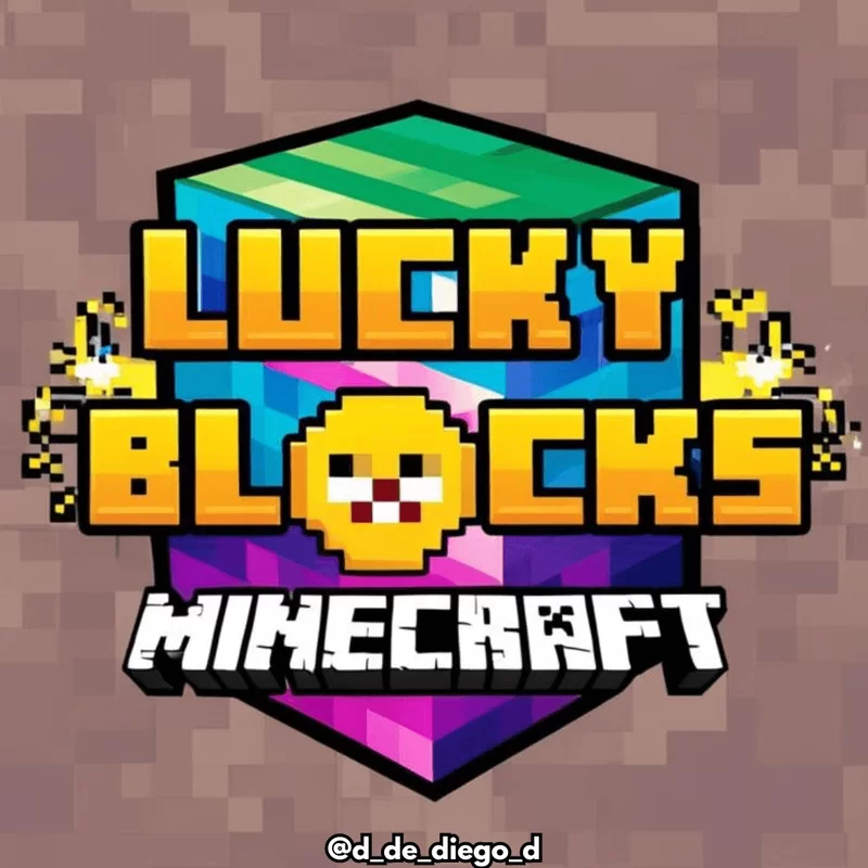 Lucky Blocks Race And PVP Minecraft Map