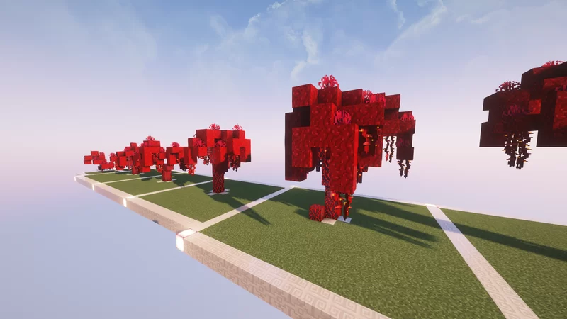 Luna's Custom Crimson Trees Minecraft Map