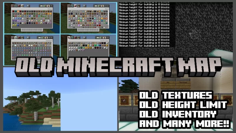 Old Minecraft Map Minecraft Map