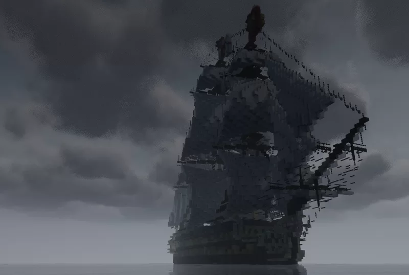 HMS Courageux, ship of the line 1:1 (Free download) Minecraft Map