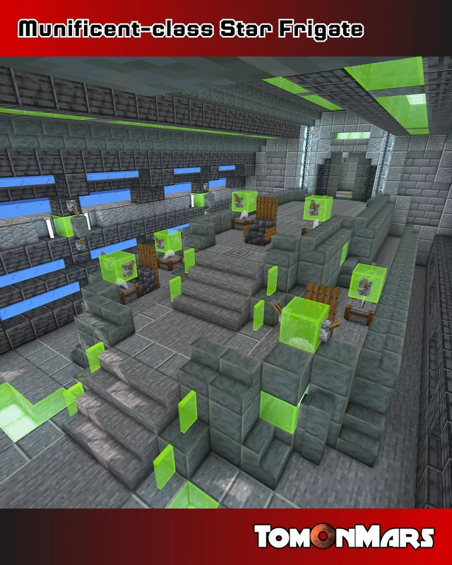 Munificent-class Star Frigate (1:1 + interior) Minecraft Map