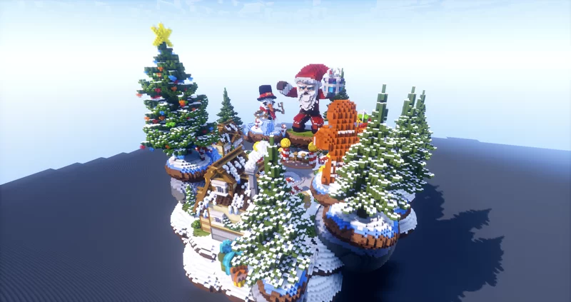 Christmas Spawn - 200x200 Minecraft Map