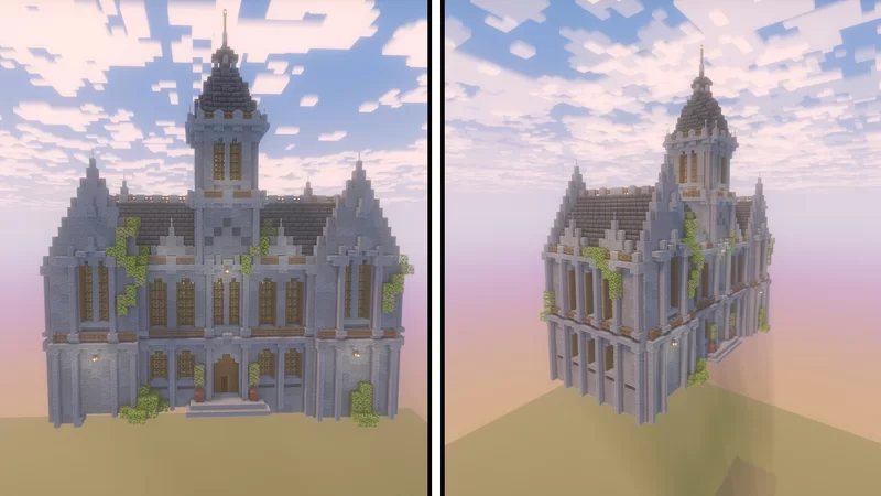 Medieval Mansion (free schematic) Minecraft Map