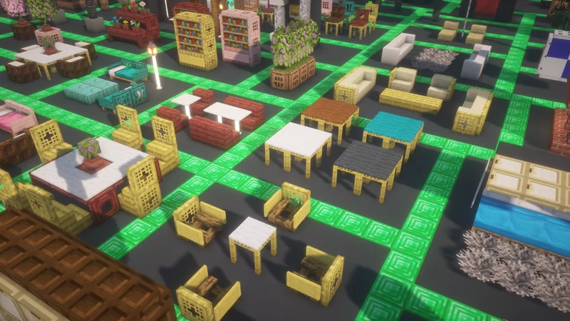 Ultimate Build Pack – 80+ Detailed Decorations, Vehicles & Interiors! Minecraft Map