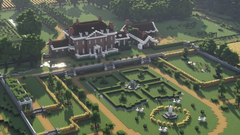 Scottish Mansion [Full Interior] Minecraft Map
