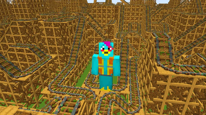 World's Largest Roller Coaster [1.21+] Minecraft Map