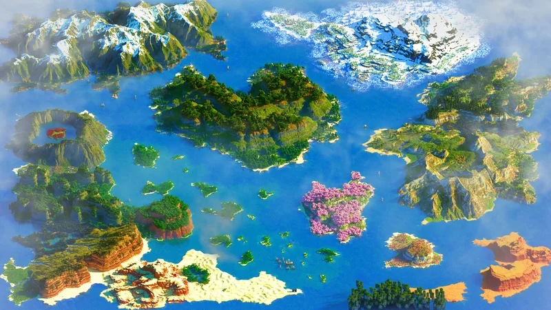 Cardinal Point - 6k x 6k Survival/Fantasy Map | 1.21.4+ | Free Minecraft Map