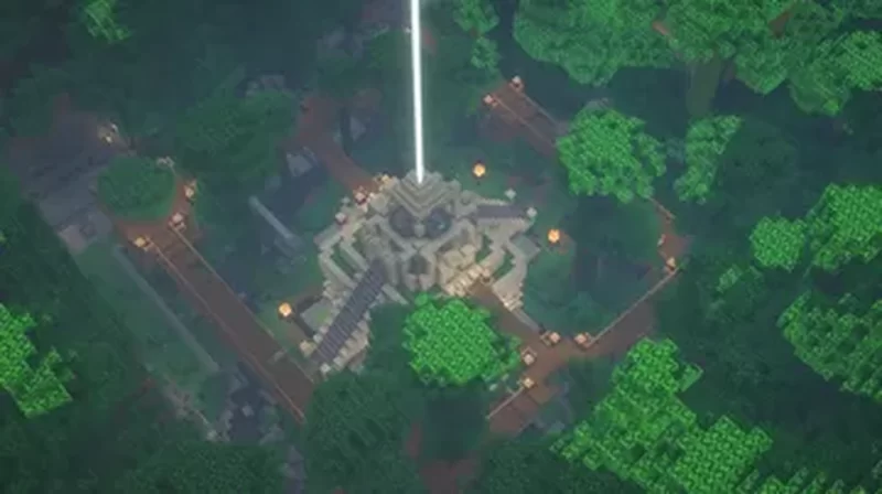 lobby of all minigames: Battle, Tumble & glide Minecraft Map