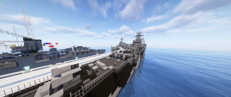 "Ragnar"-Class Destroyer Leader Minecraft Map