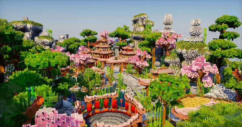 Eastern Spawn 400x300 Minecraft Map