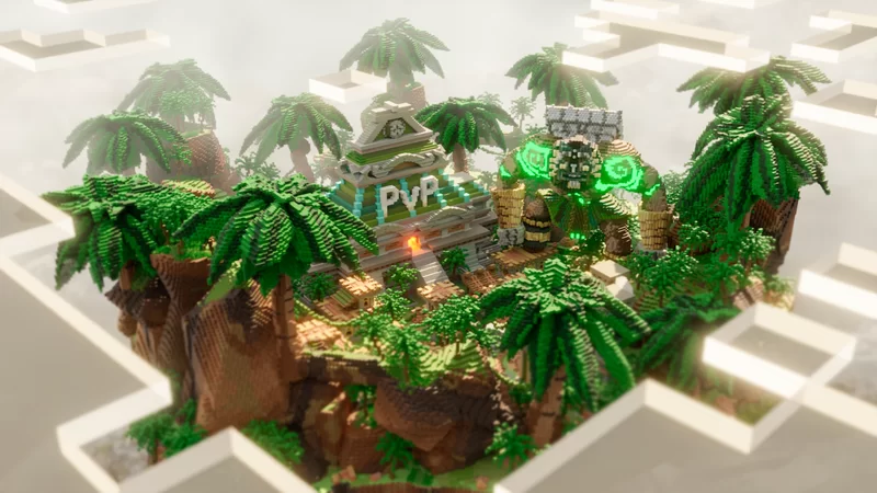 The spawn of the Aztecs Minecraft Map