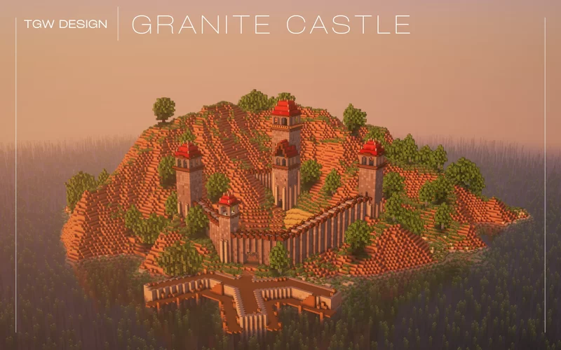 Granite Castle | Full Interior Minecraft Map