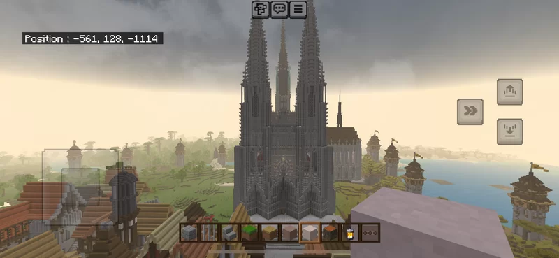 Cathédrale gothique flamboyant Minecraft Map